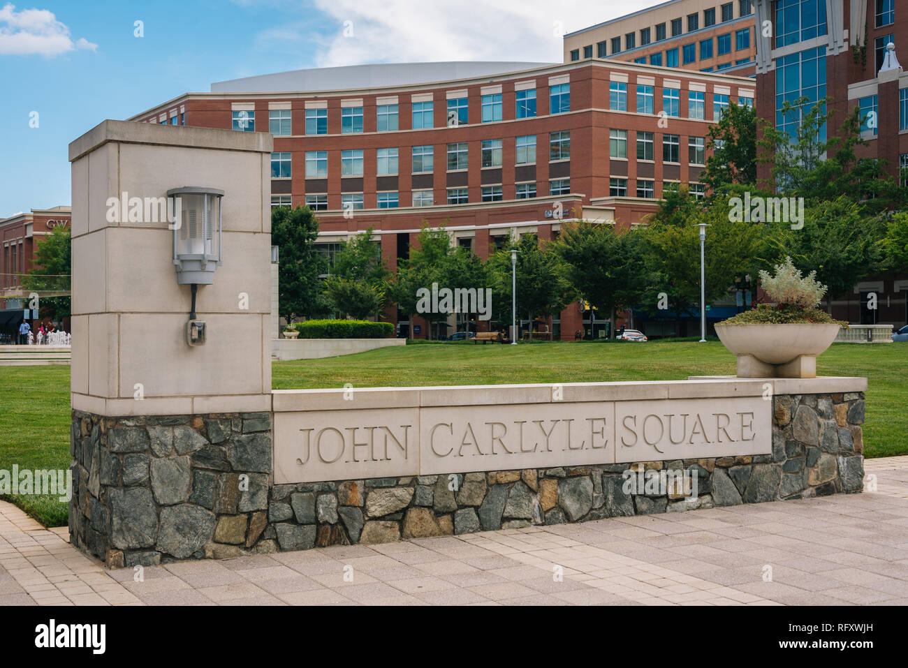 The John Carlyle Square in Alexandria, Virginia Stock Photo - Alamy