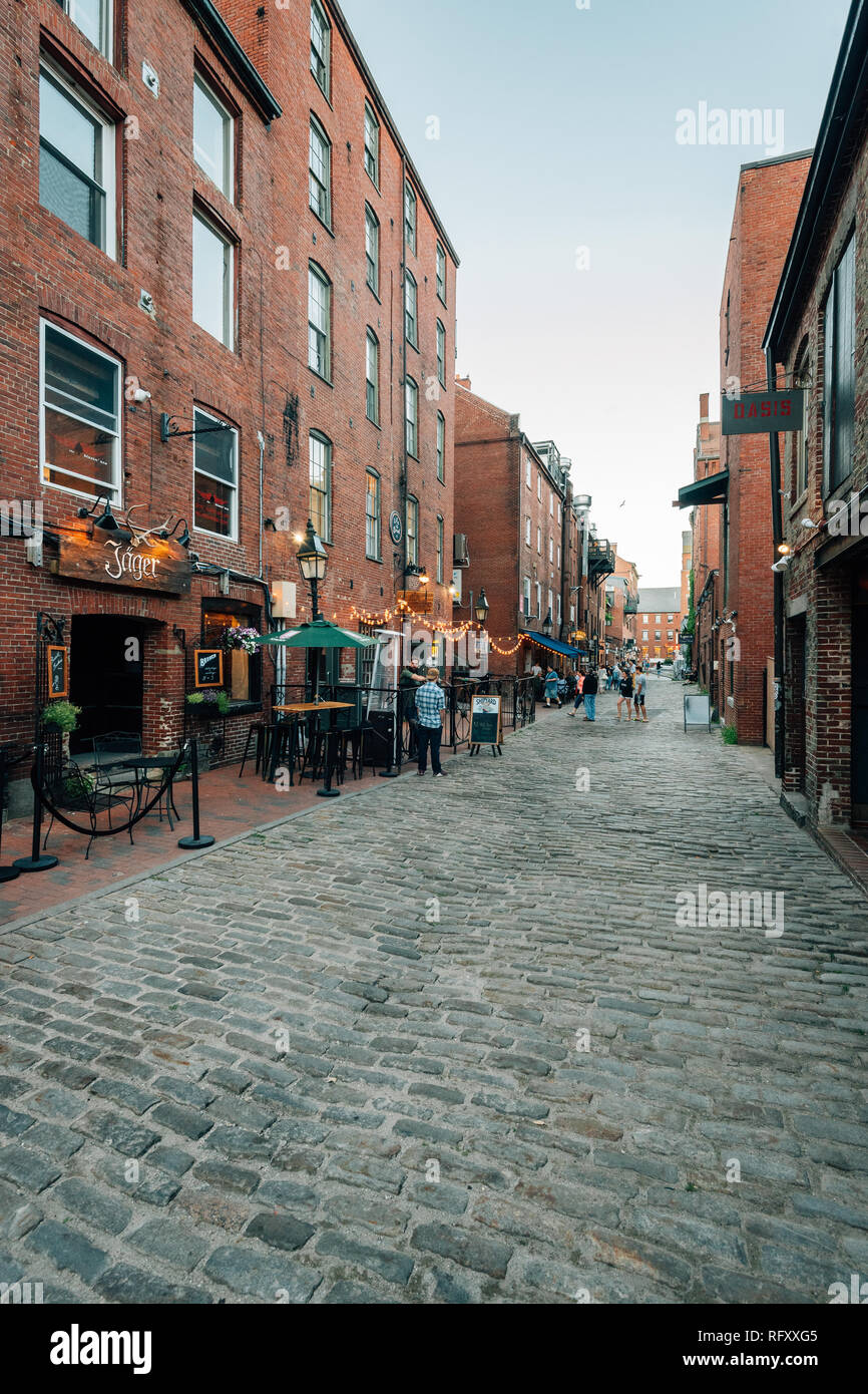 Beautiful Scenic Maine In Portland High Resolution Stock Photography ...