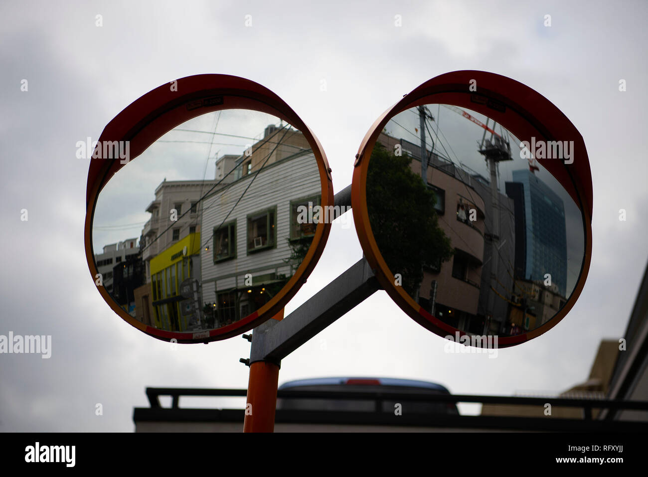 Traffic Mirrors High Resolution Stock Photography and Images - Alamy