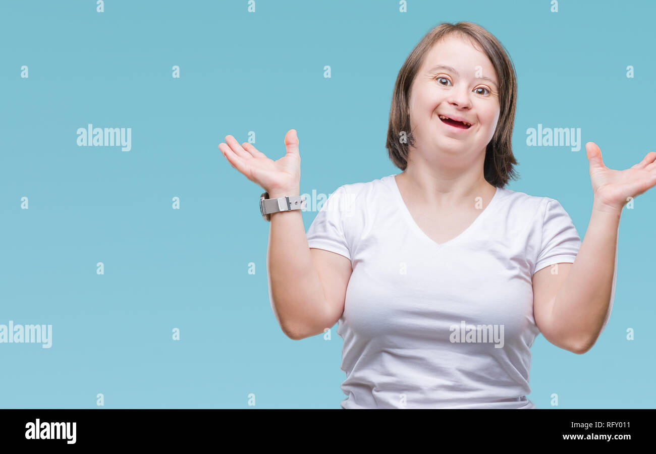 Down syndrome adult sad hi-res stock photography and images - Alamy