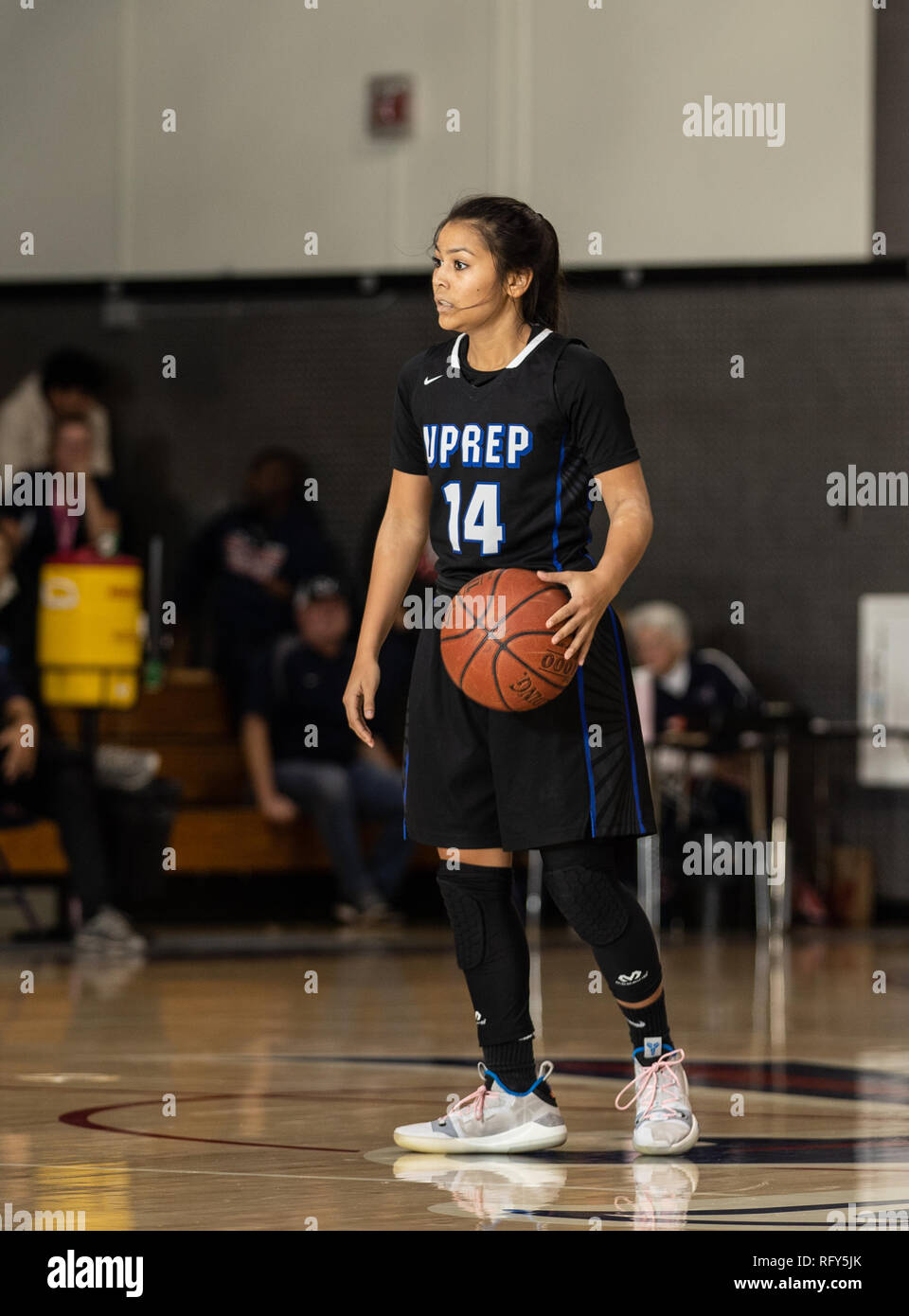 Girls basketball action with University Prep vs. Central Valley High ...