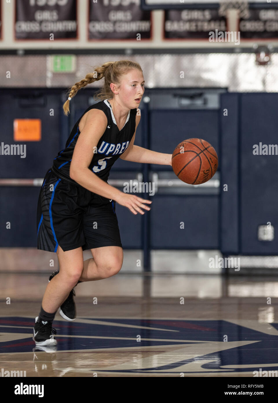 Girls basketball action with University Prep vs. Central Valley High ...