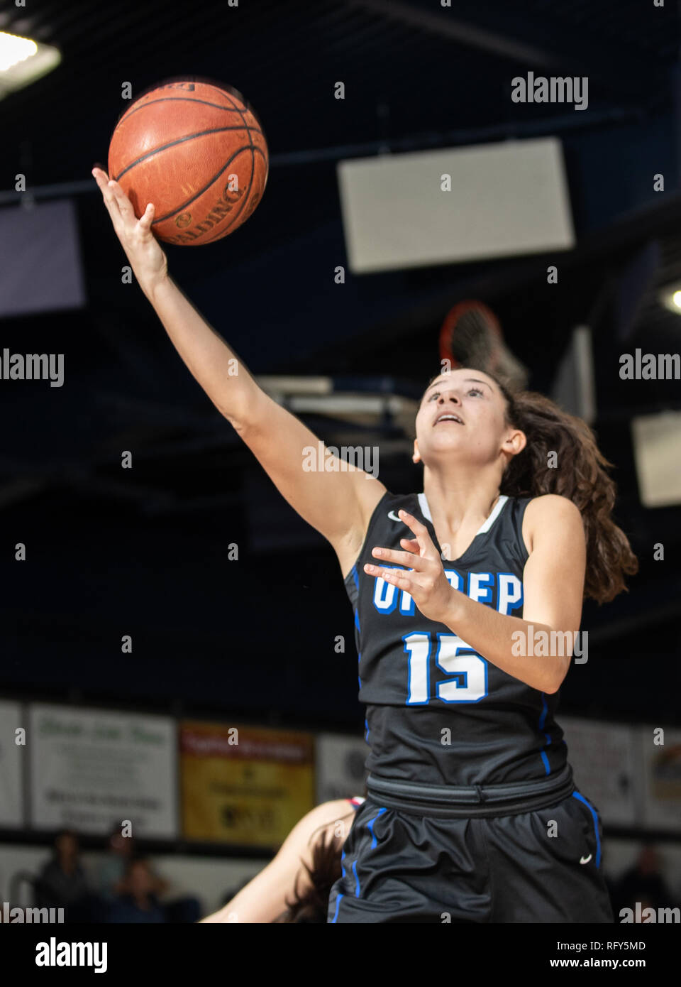 Girls basketball action with University Prep vs. Central Valley High ...