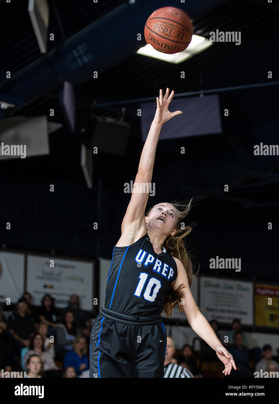 Girls basketball action with University Prep vs. Central Valley High ...