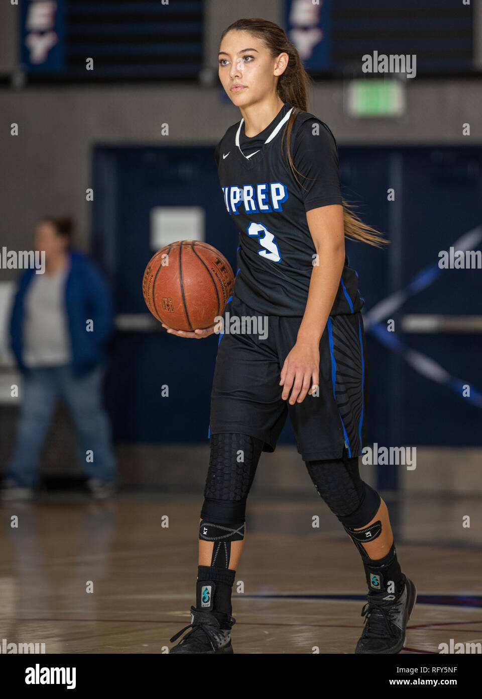 Girls basketball action with University Prep vs. Central Valley High ...