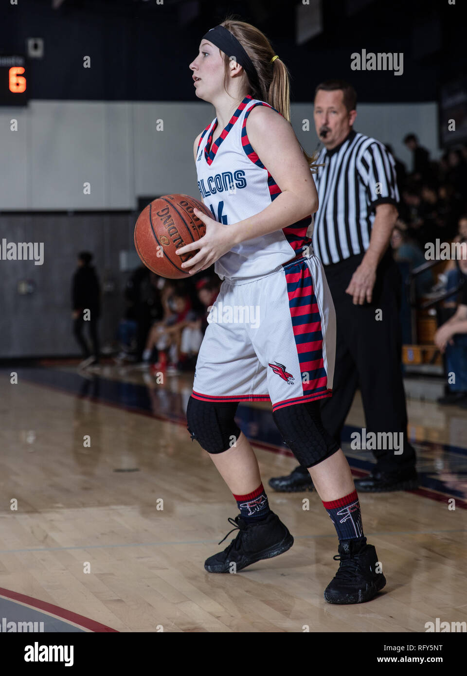 Girls basketball action with University Prep vs. Central Valley High ...