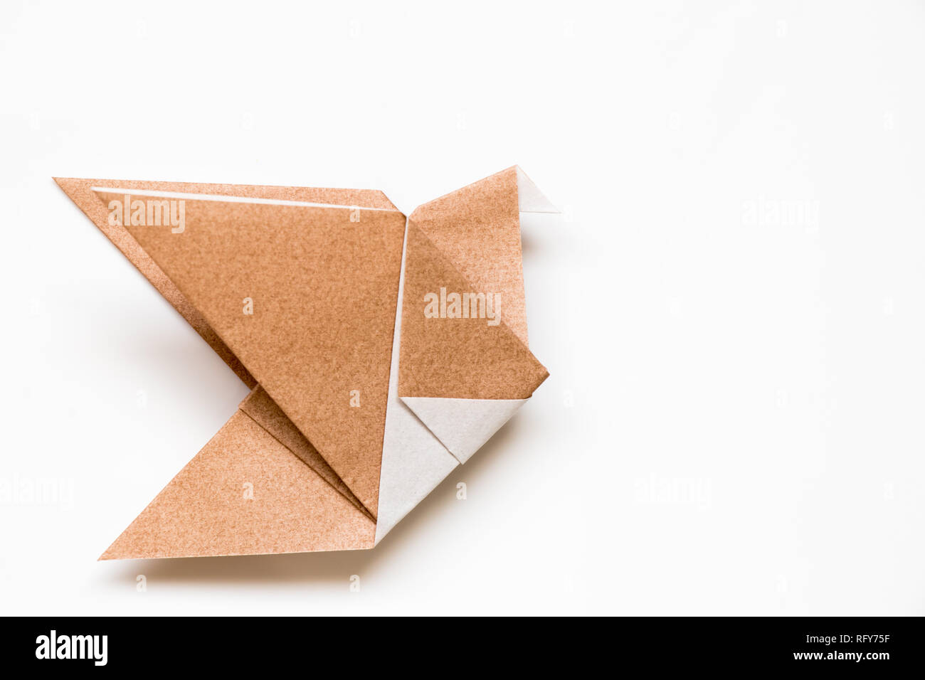 Dove peace paper origami Cut Out Stock Images & Pictures - Alamy