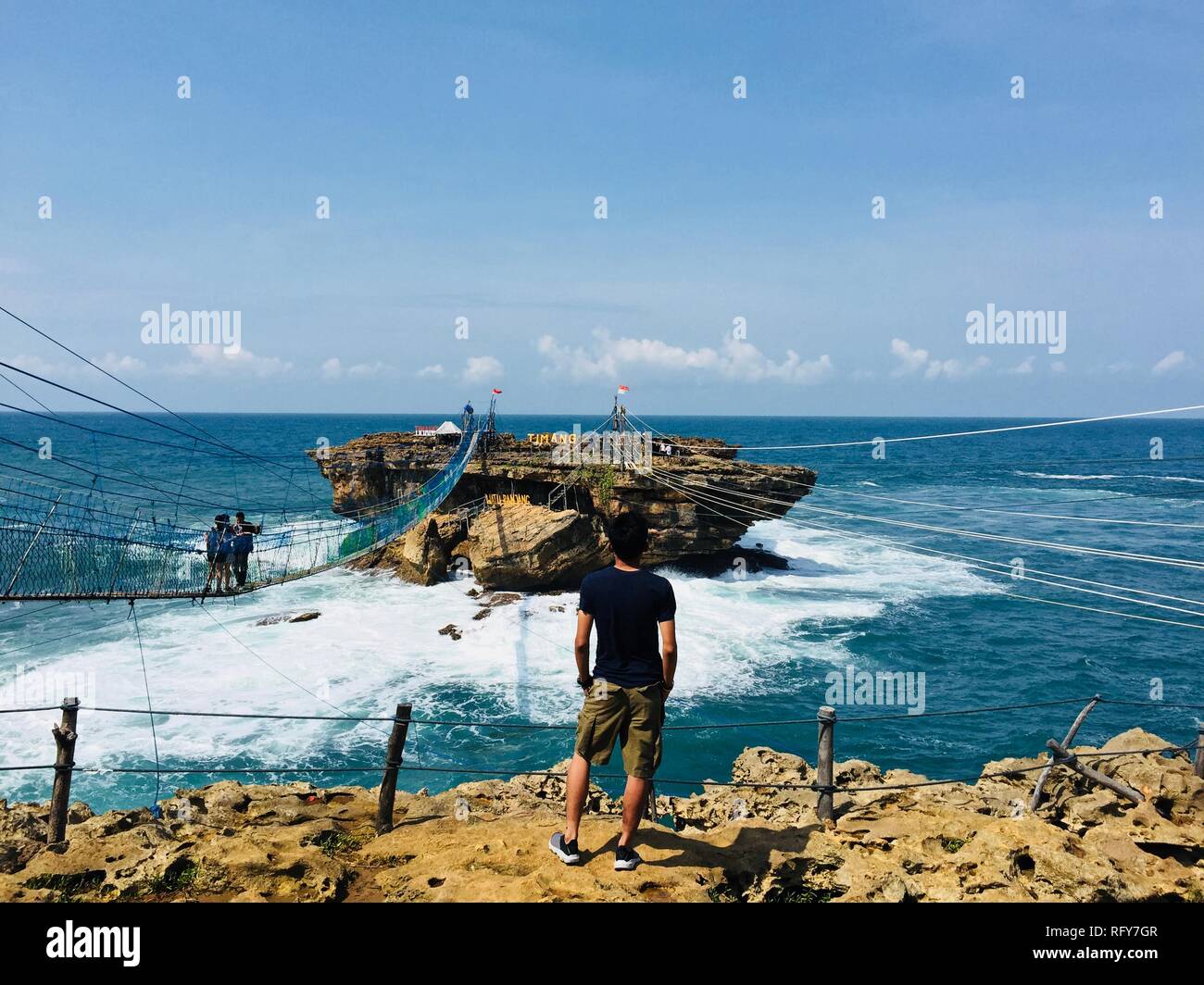 Pantai Timang Indonesia Stock Photo - Alamy