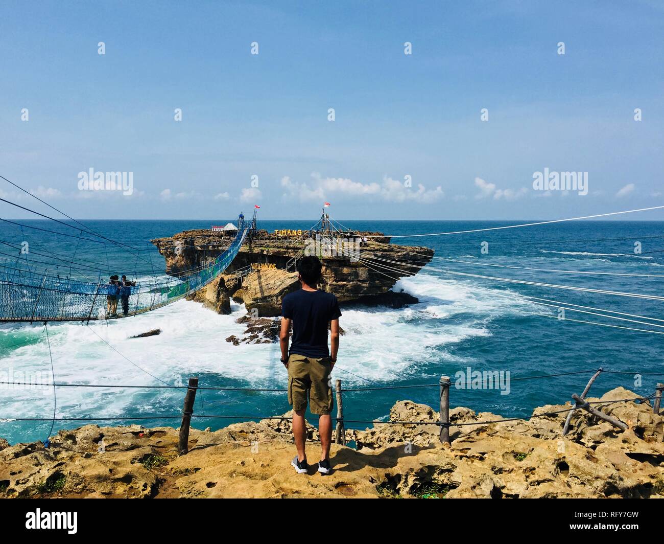 Pantai Timang Indonesia Stock Photo - Alamy