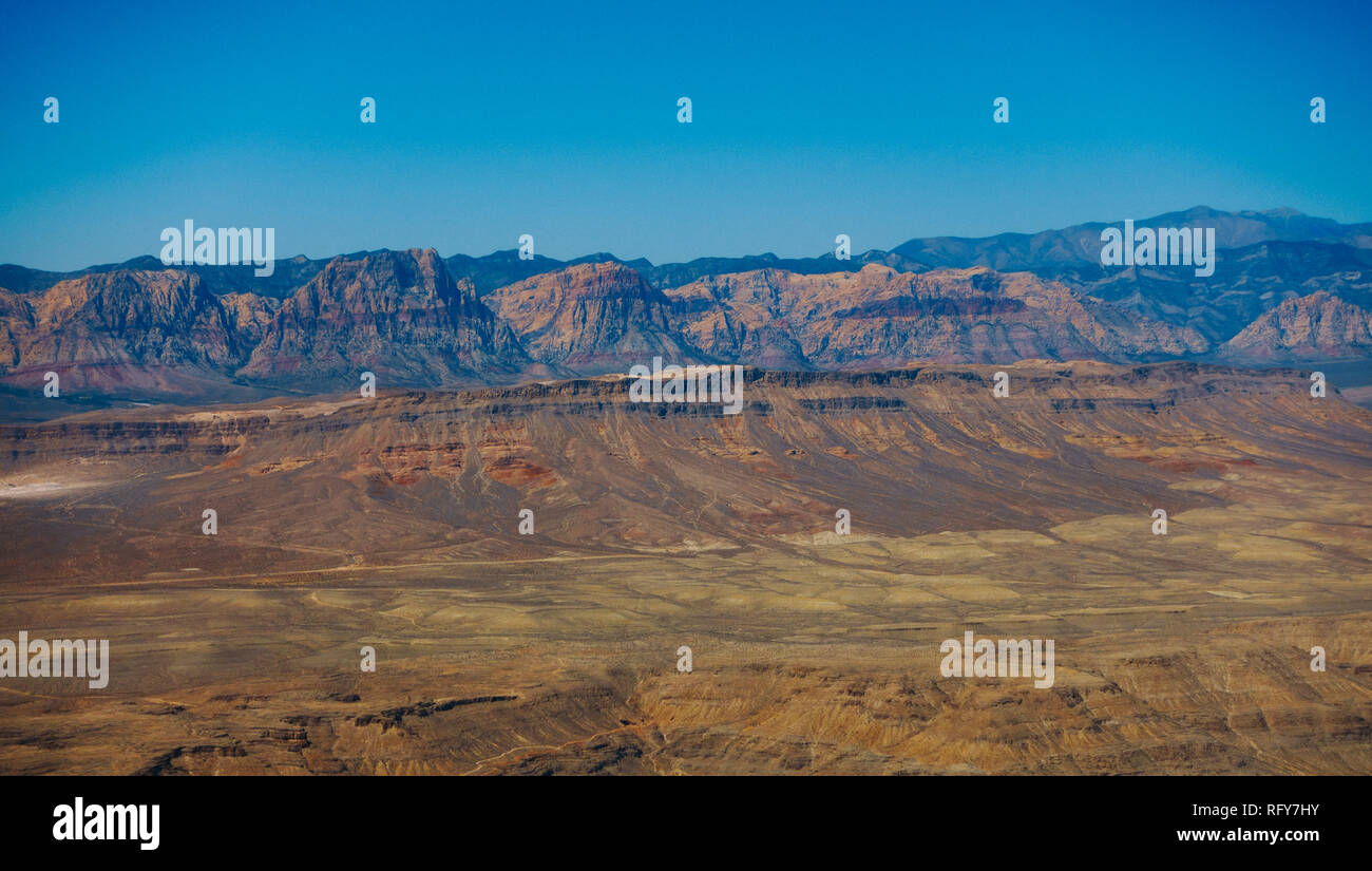 Aerial view of desert Stock Photo - Alamy