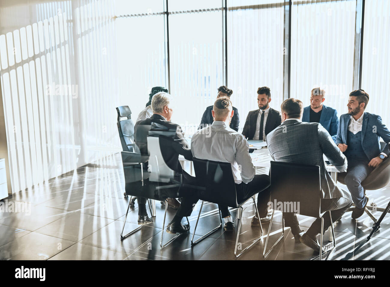 formal business life. working in business area Stock Photo - Alamy