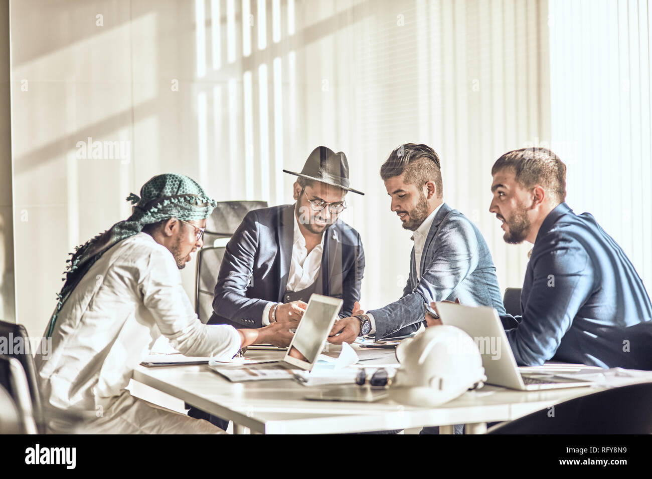 Indian office guys hi-res stock photography and images - Alamy