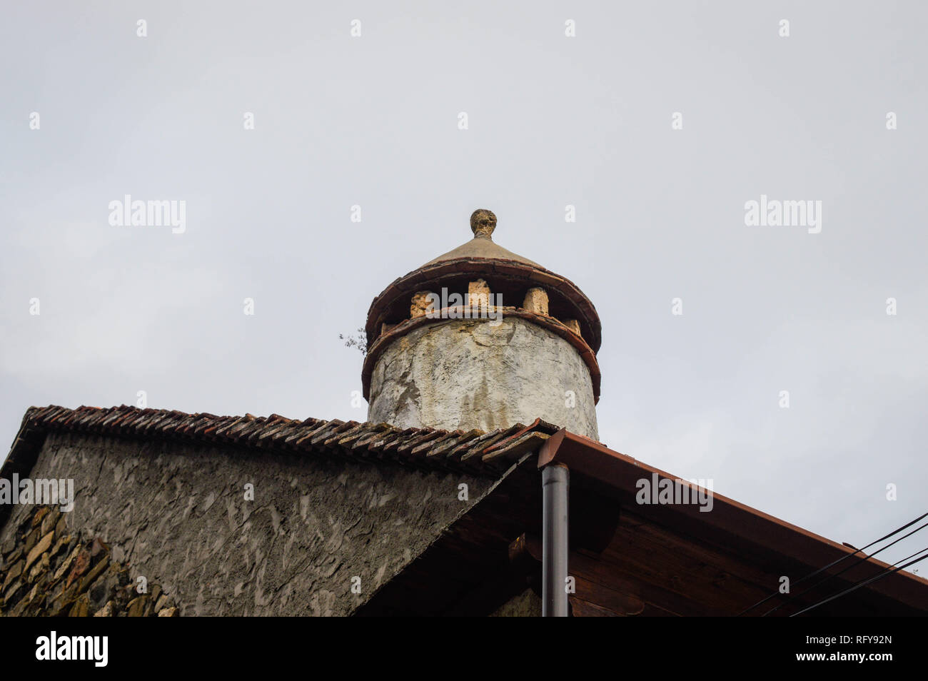 Trip to the town of Anso Spain Stock Photo - Alamy