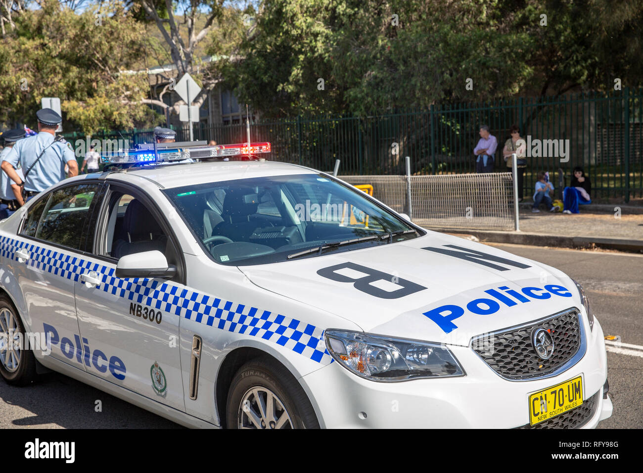 New South Wales police force car Stock Photo - Alamy