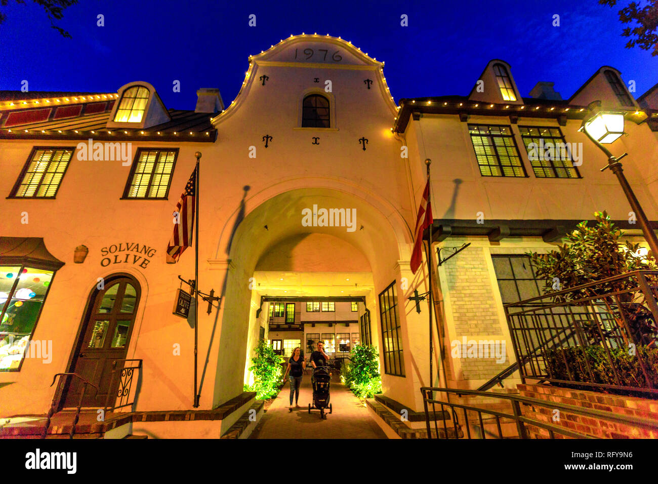 Solvang, California, United States - August 10, 2018: Solvang Olive ...