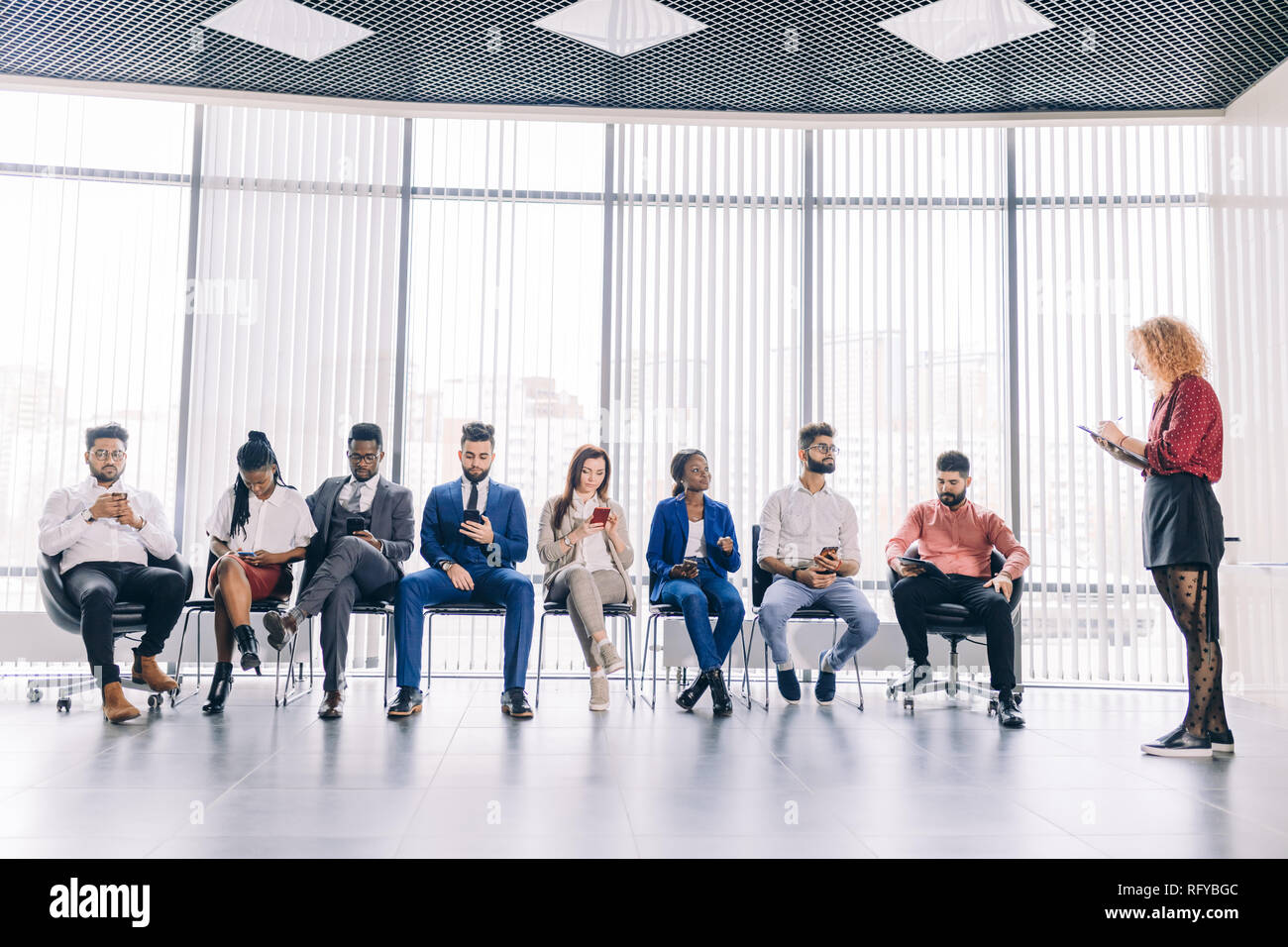 Taking questionnaire hi-res stock photography and images - Alamy