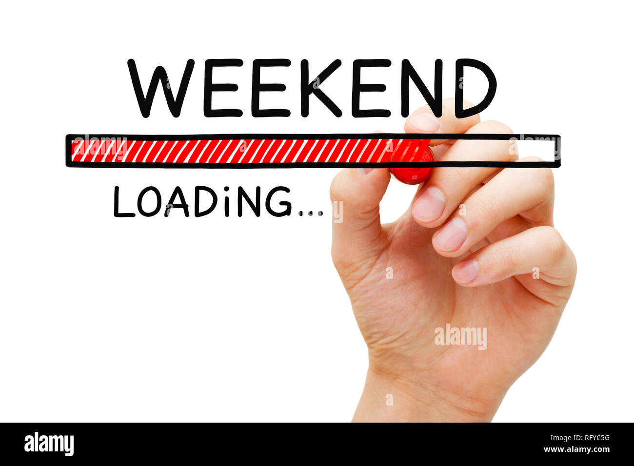 Concept work on vacation Cut Out Stock Images & Pictures - Alamy