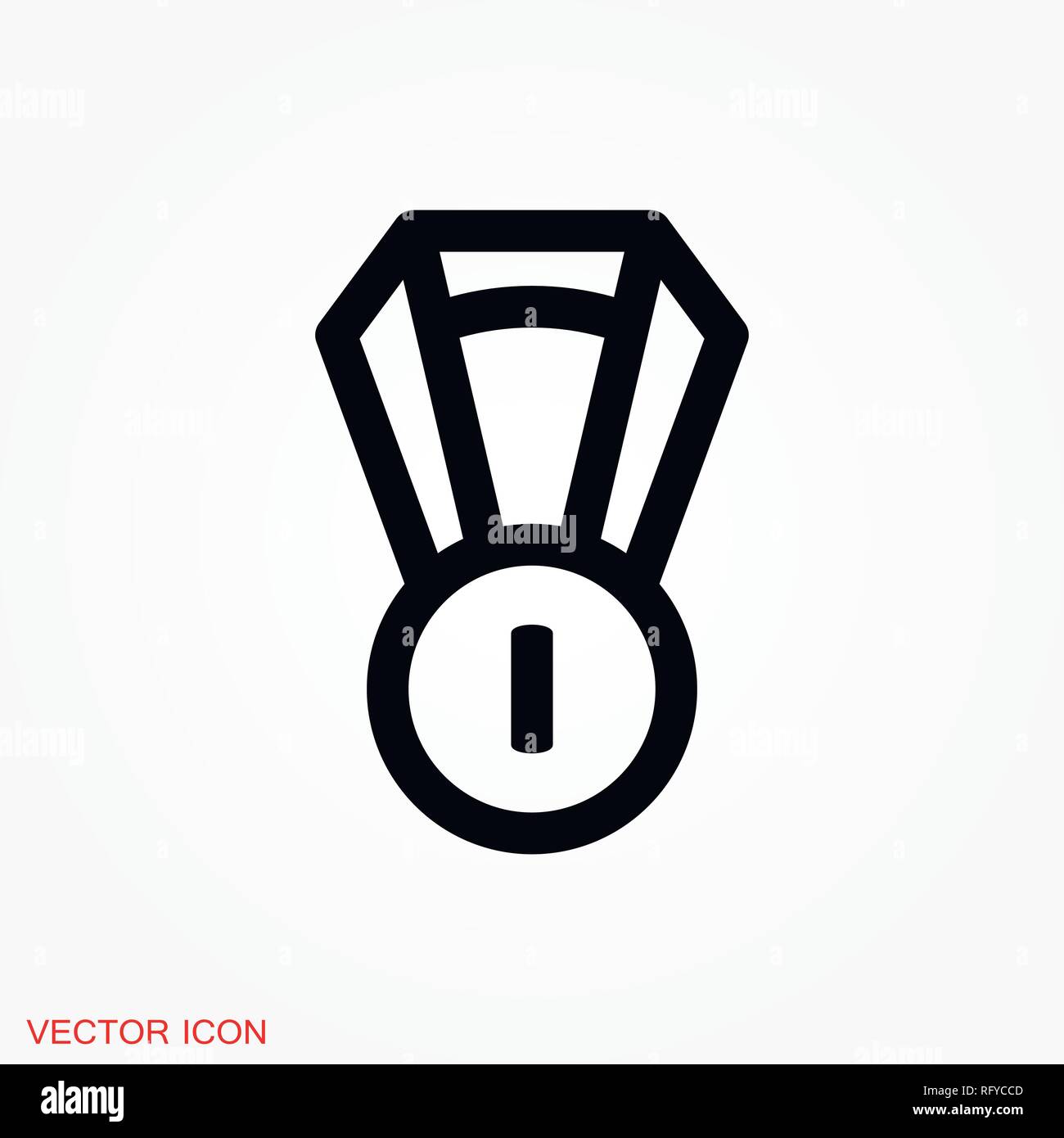 Medal icon, Medal symbol for your web site Stock Vector Image & Art - Alamy