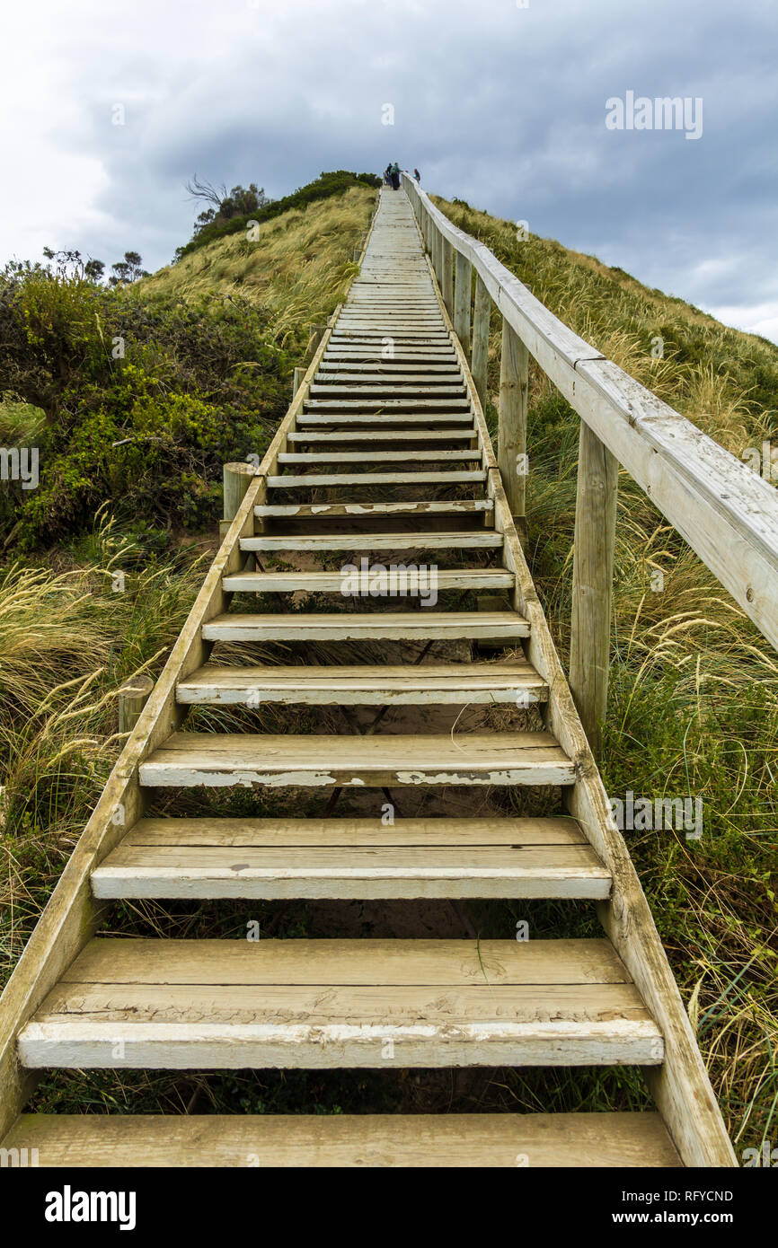 Bruny Island Neck, Tasmania, Australia - December 20, 2016: lookout ...