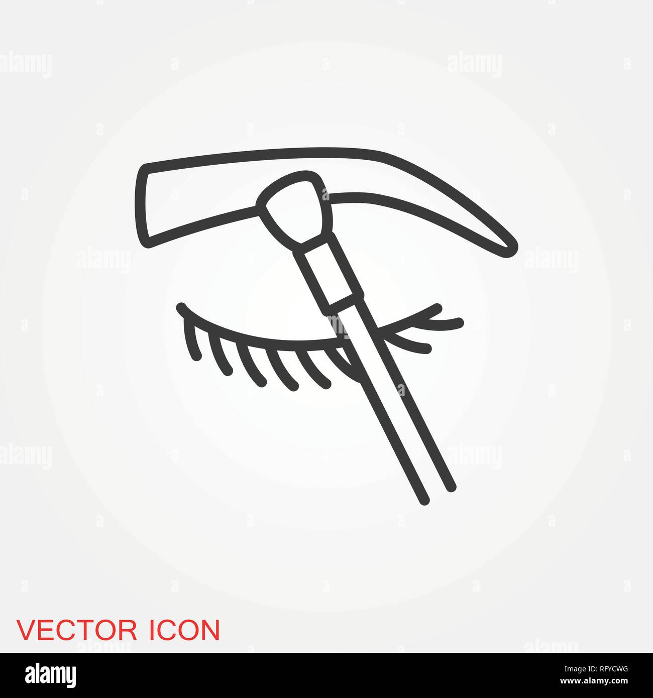 Eyebrow icon. Eyebrow tattoo. logo, illustration, vector sign symbol ...