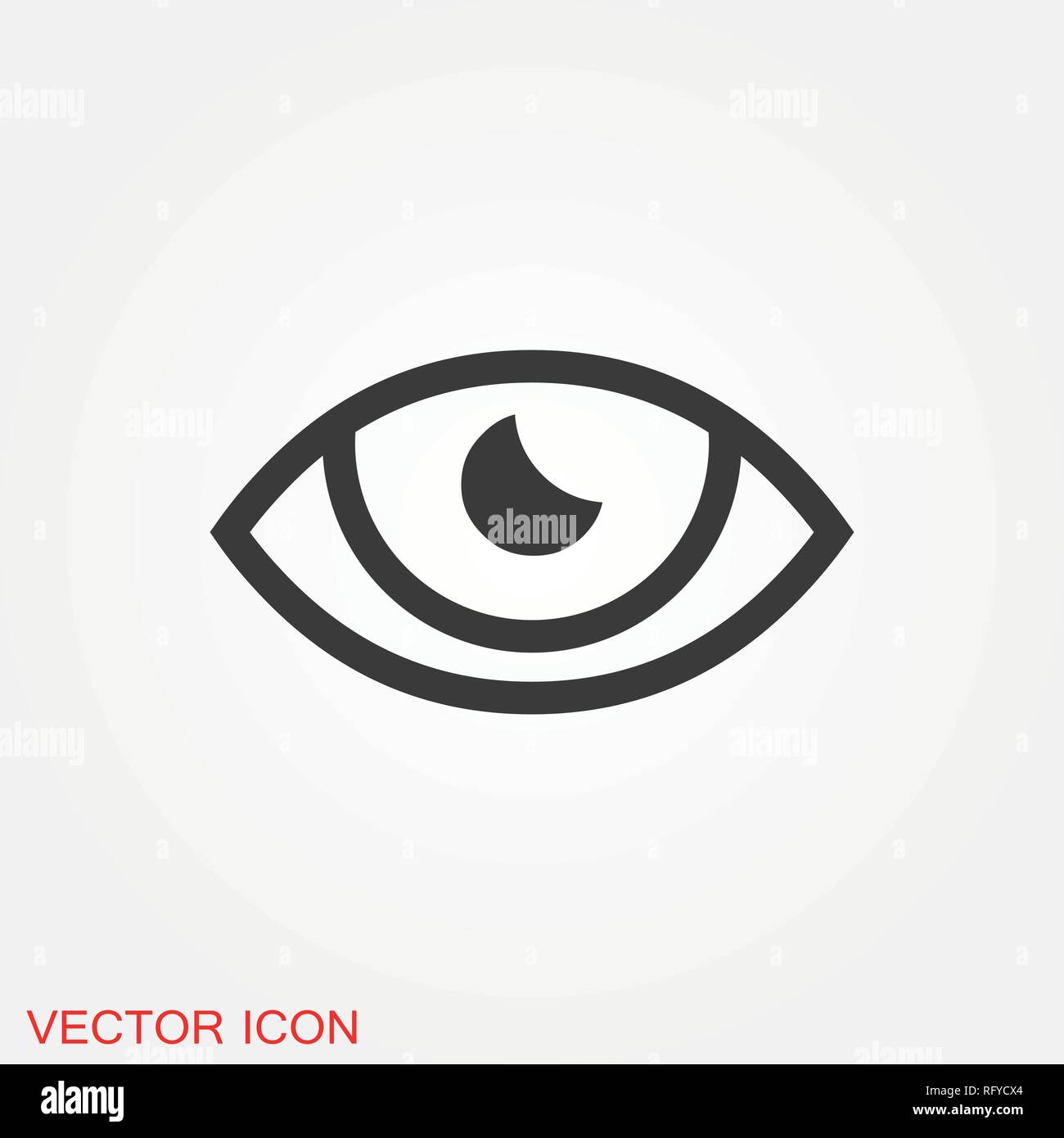 Eyebrow icon. Eyebrow tattoo. logo, illustration, vector sign symbol ...