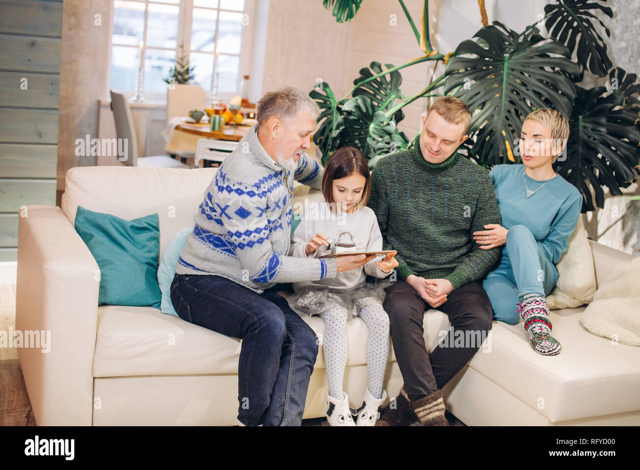 Family Sending Their Parent High Resolution Stock Photography and ...