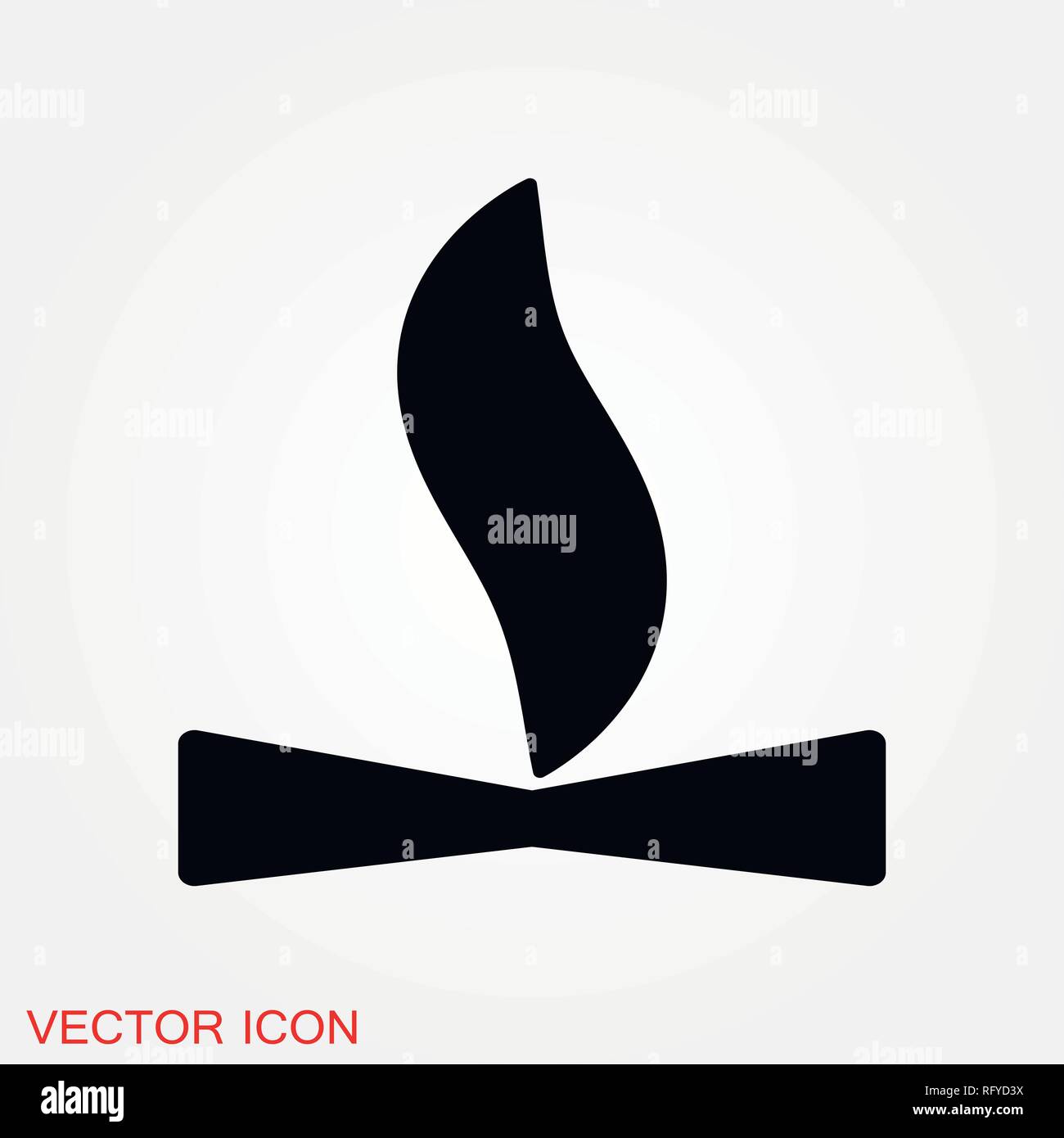 Fire icon logo, illustration, vector sign symbol for design Stock ...