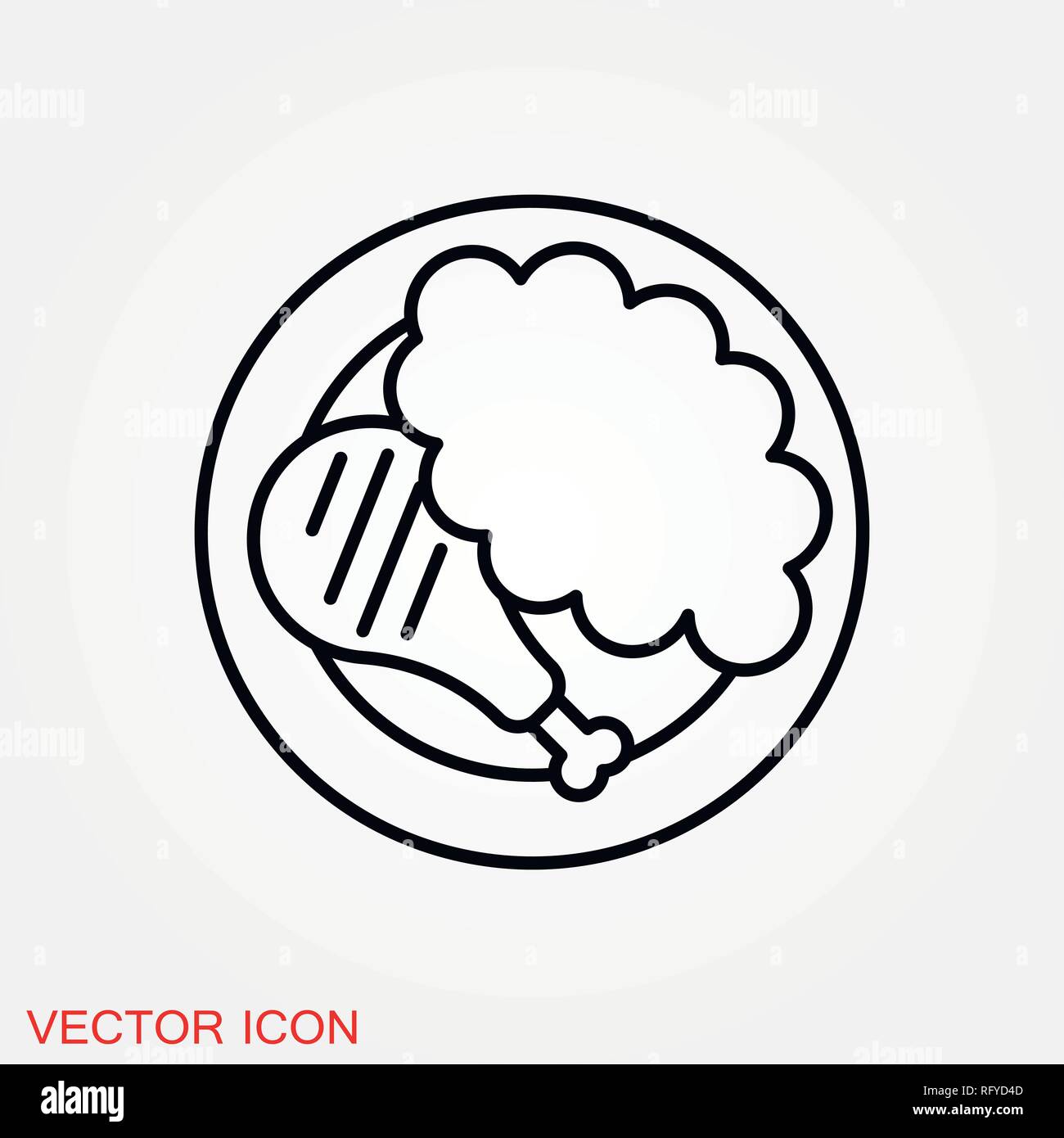 Food icon logo, illustration, vector sign symbol for design Stock ...