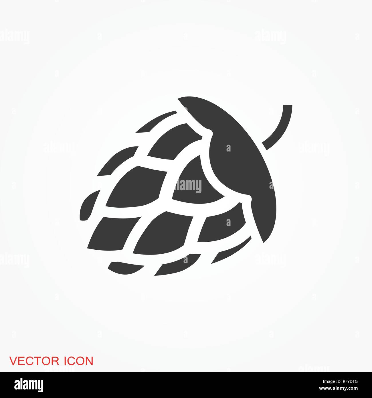 Hop icon logo, vector sign symbol for design Stock Vector Image & Art ...