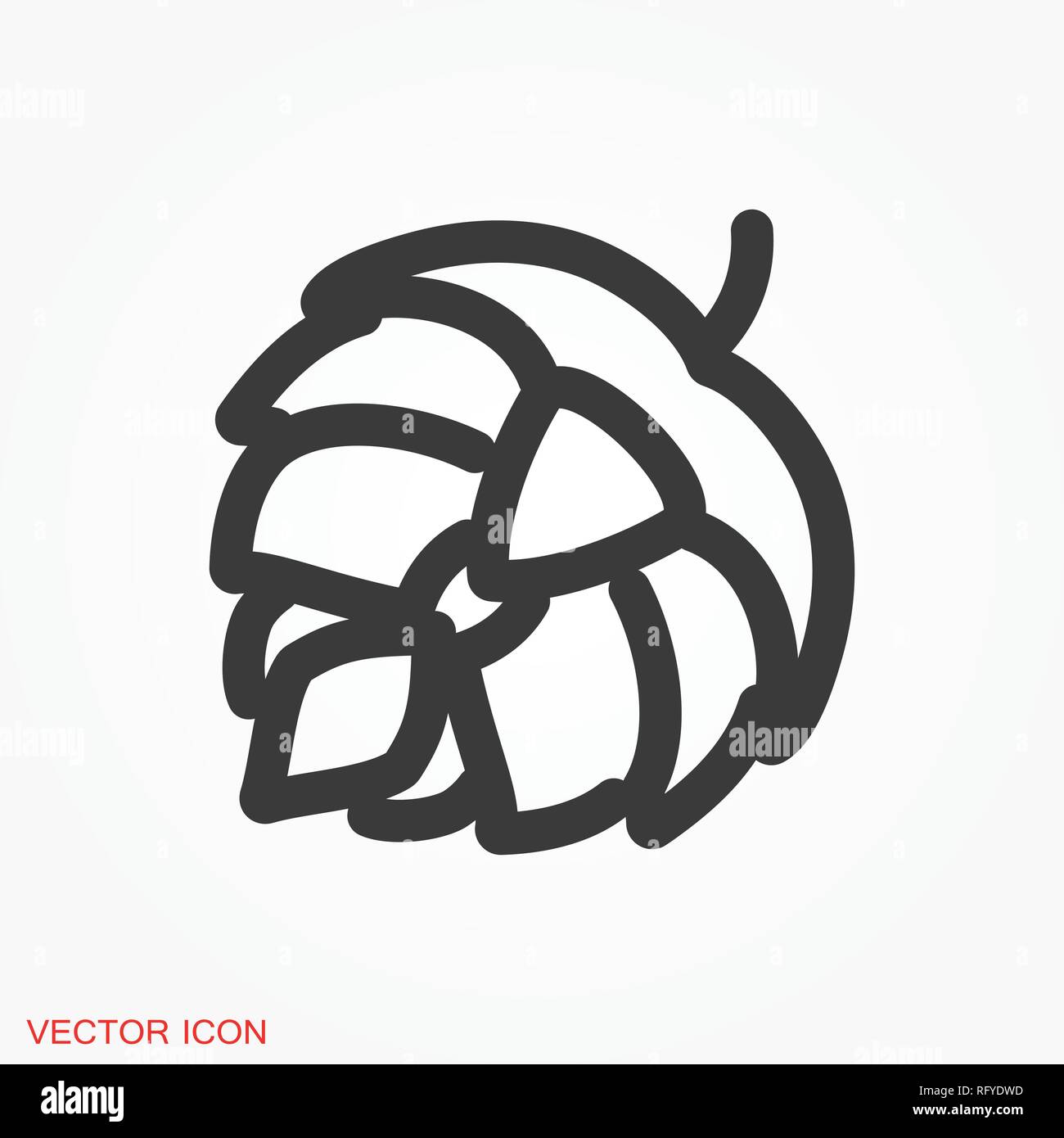 Hop icon logo, vector sign symbol for design Stock Vector Image & Art ...