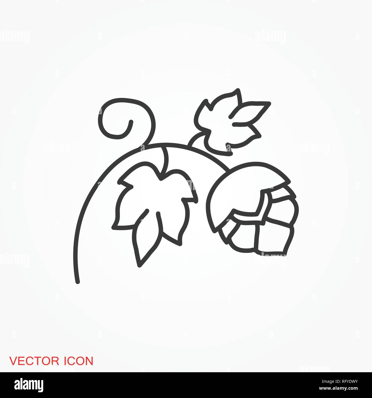 Hop icon logo, vector sign symbol for design Stock Vector Image & Art ...