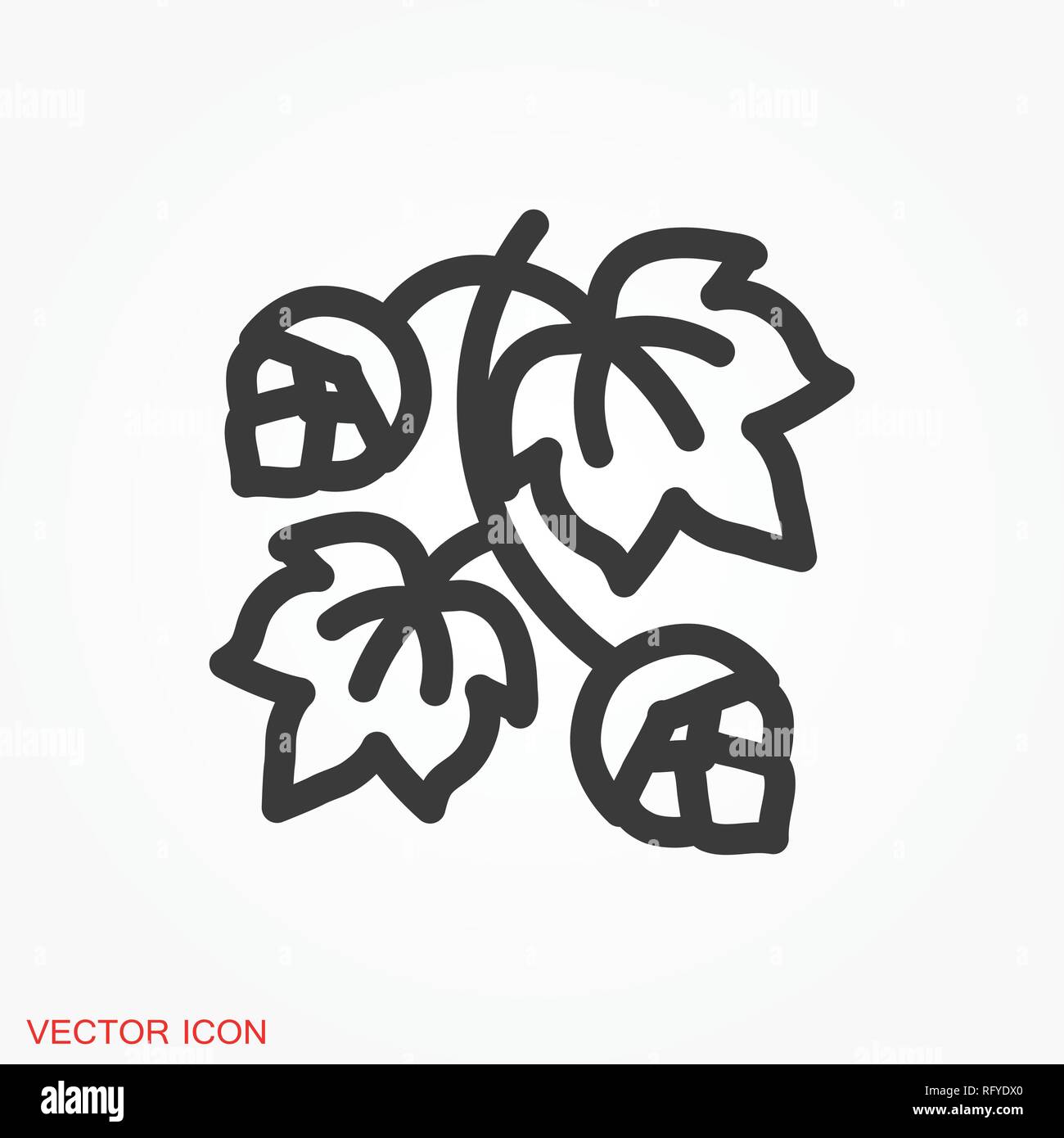 Hop icon logo, vector sign symbol for design Stock Vector Image & Art ...