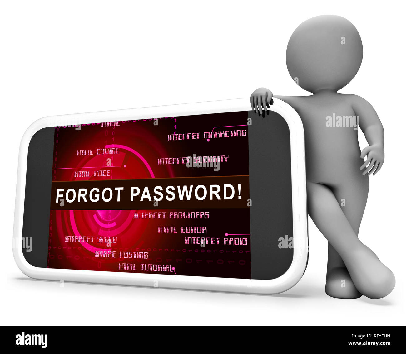 Forgot password Cut Out Stock Images & Pictures - Alamy