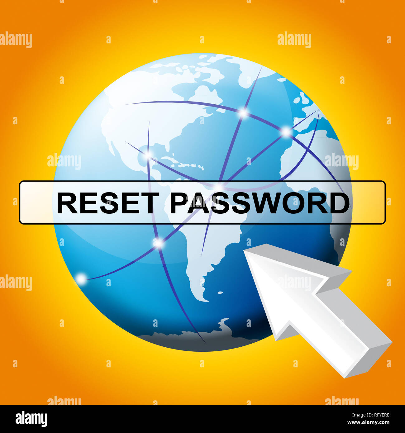 Reset Password Globe To Redo Security Of PC. New Code For Securing ...