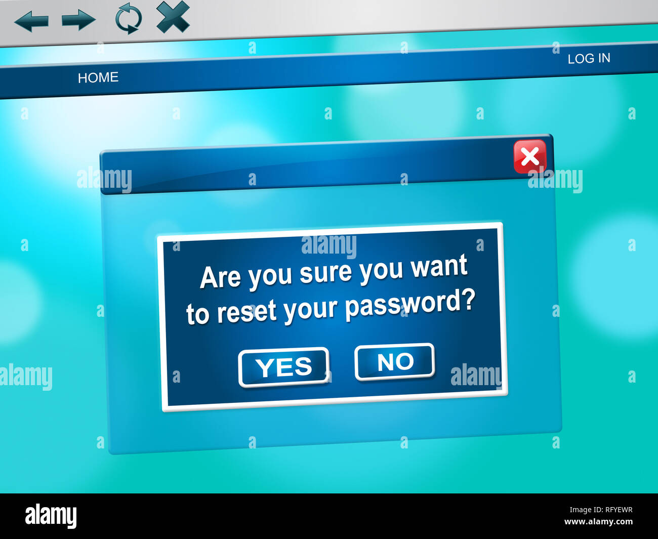 Reset Password Popup To Redo Security Of PC. New Code For Securing ...