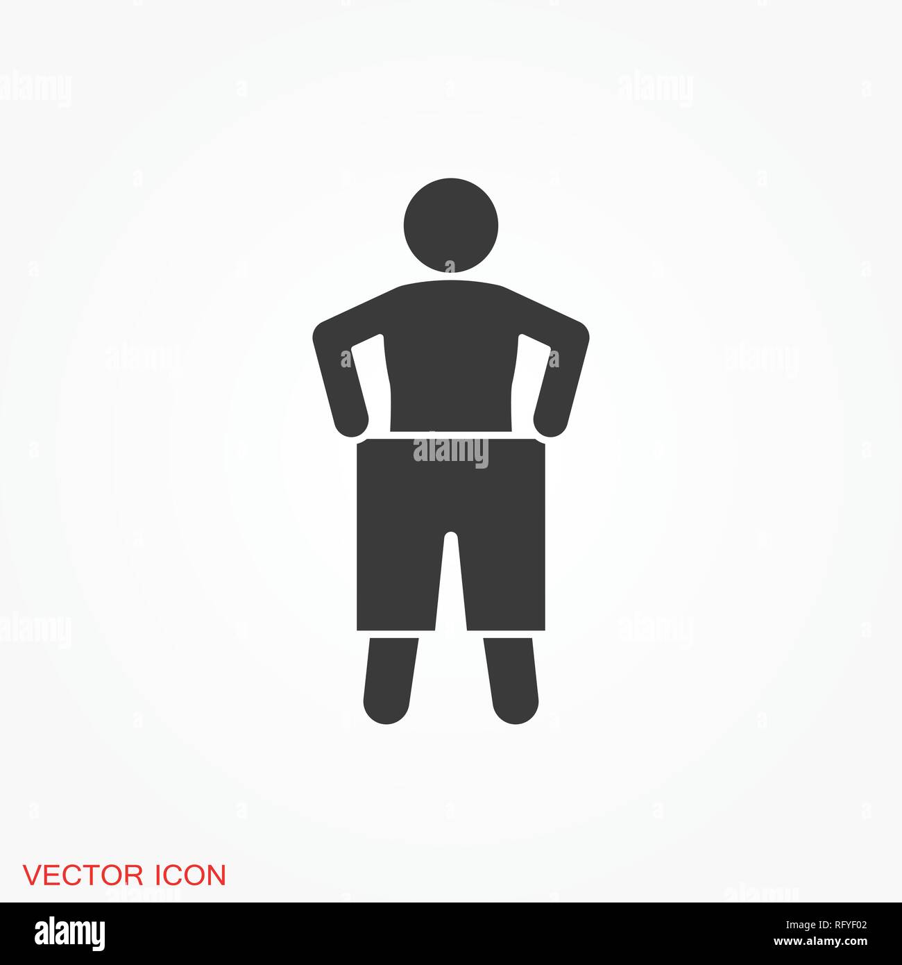 Weight loss icon logo, vector sign symbol for design Stock Vector Image ...