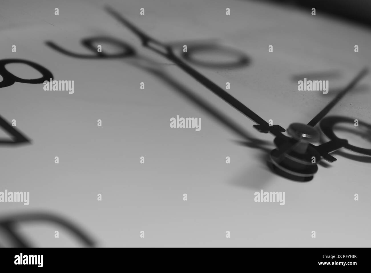 Clock view Black and White Stock Photos & Images - Alamy