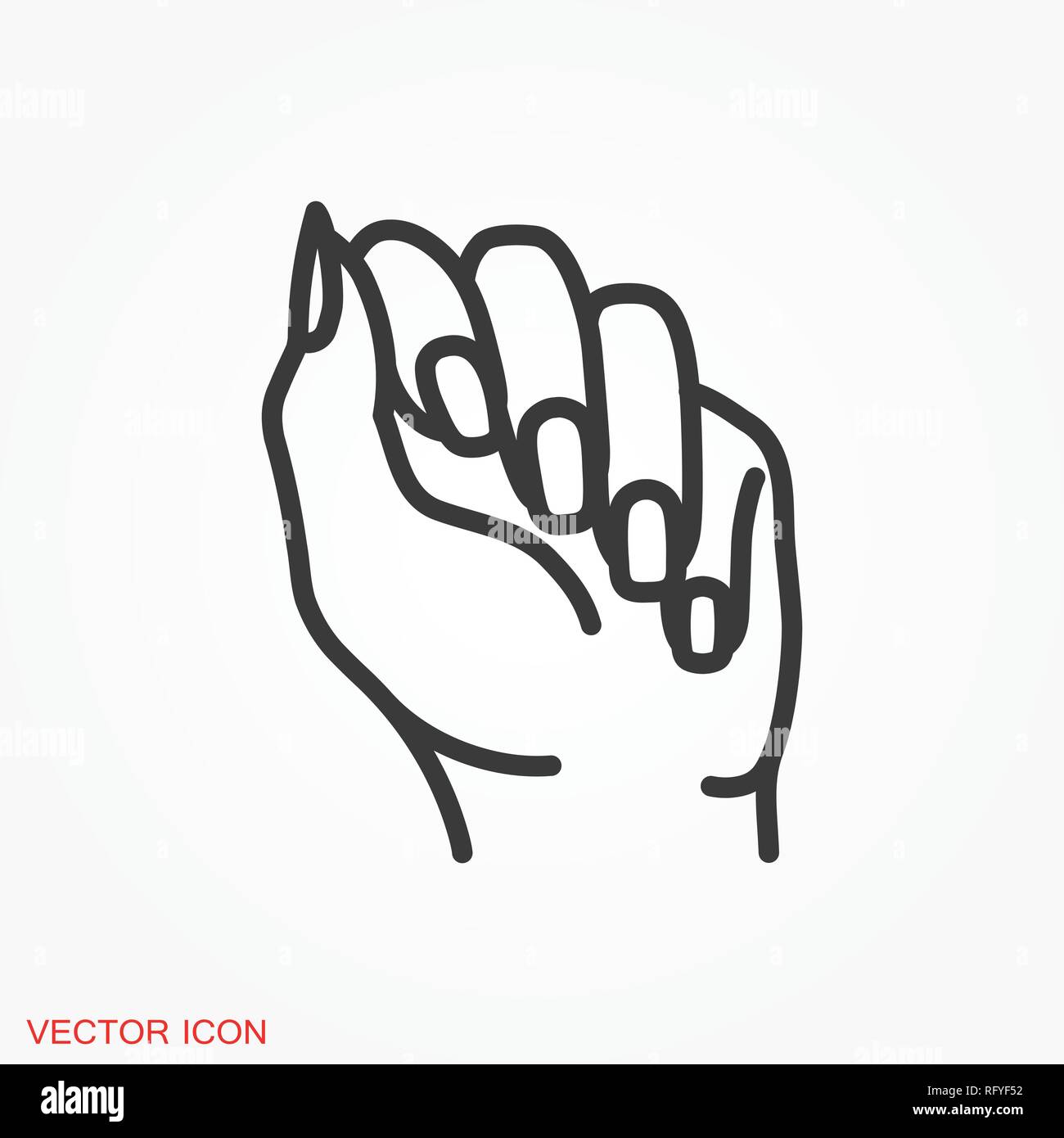 Manicure Icon Vector
