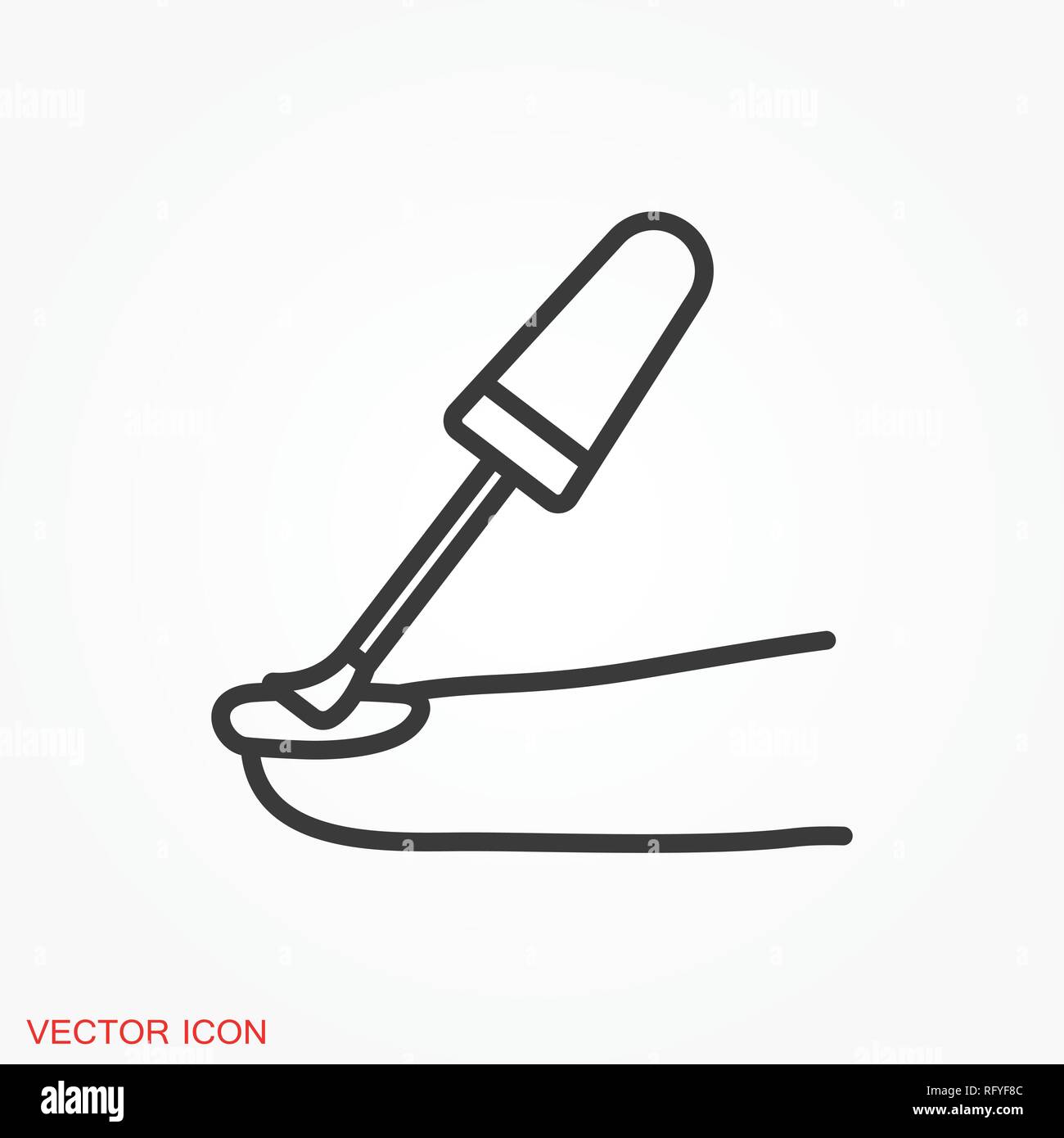 Manicure icon logo, vector sign symbol for design Stock Vector Image ...