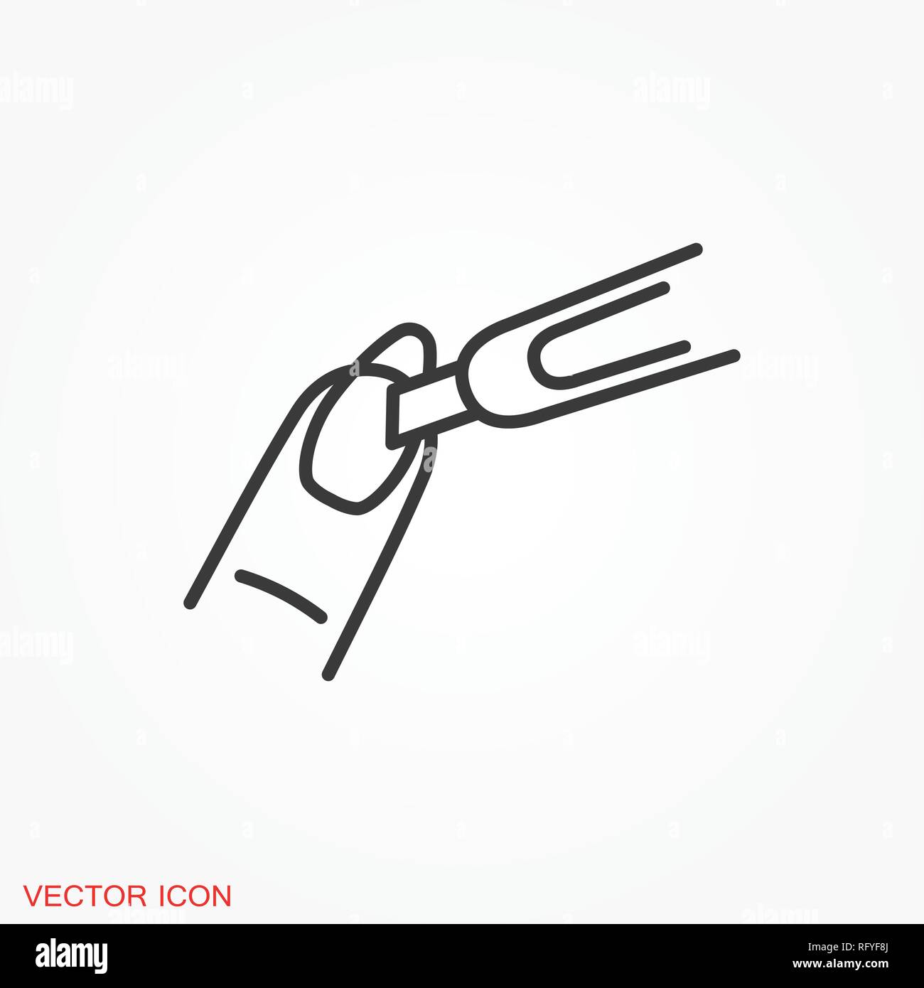 Manicure icon logo, vector sign symbol for design Stock Vector Image ...