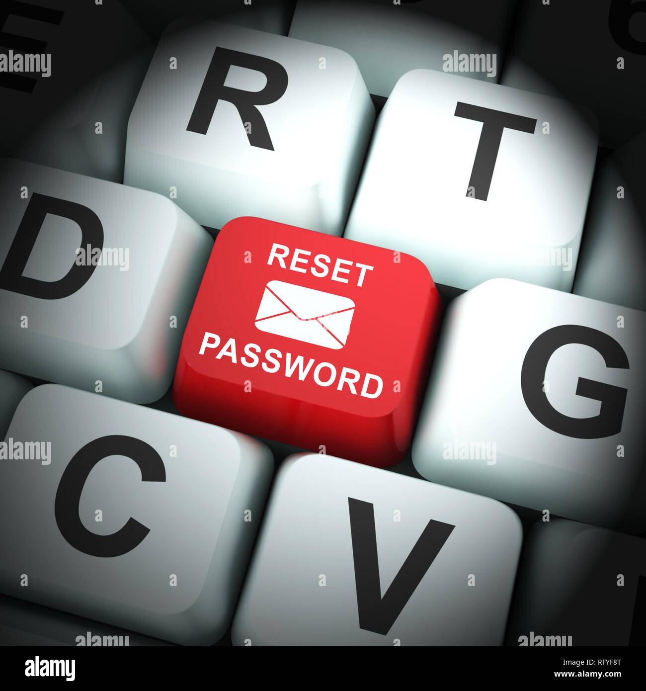 Reset Password Keyboard Key To Redo Security Of PC. New Code For ...