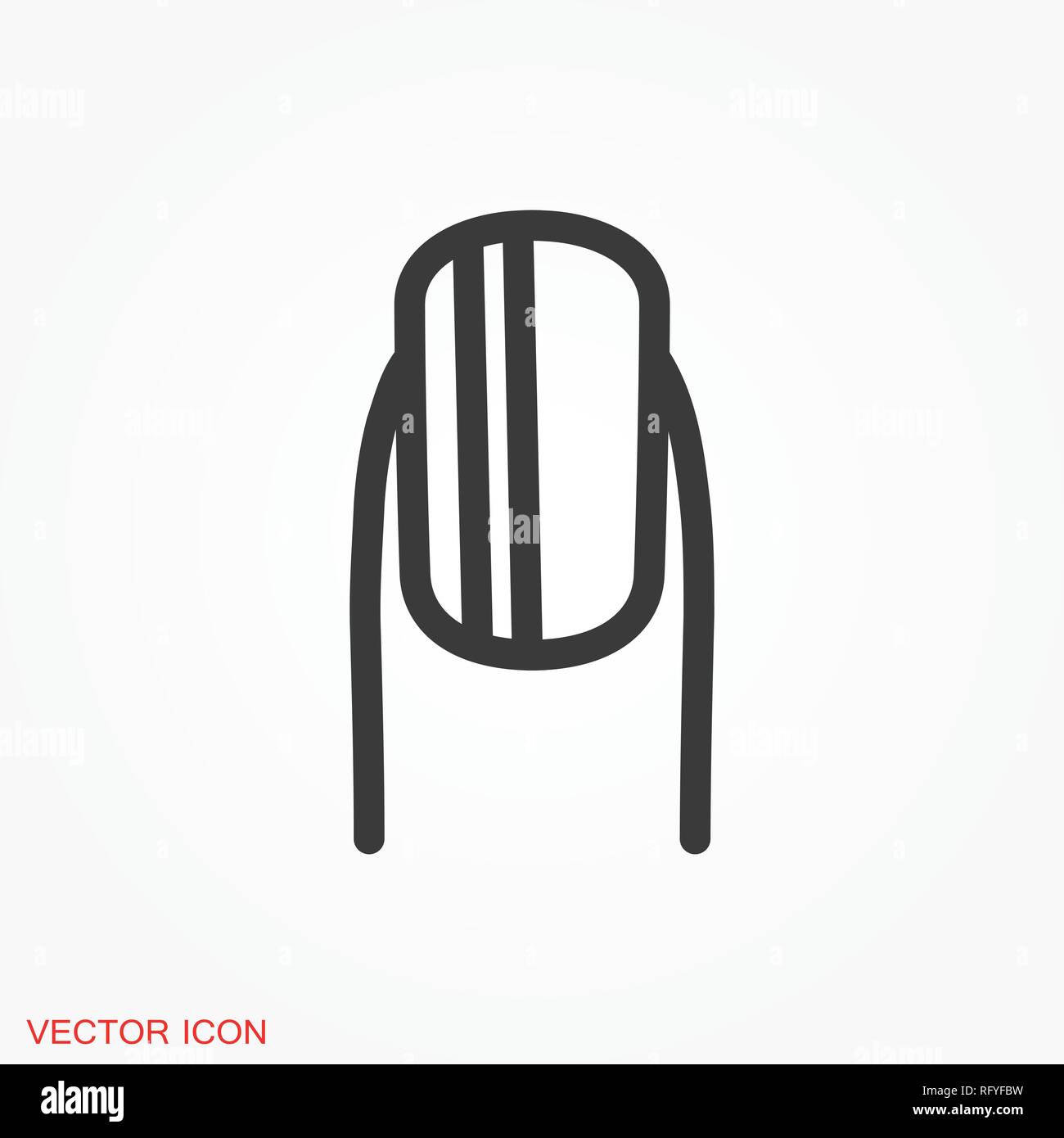 Manicure icon logo, vector sign symbol for design Stock Vector Image ...