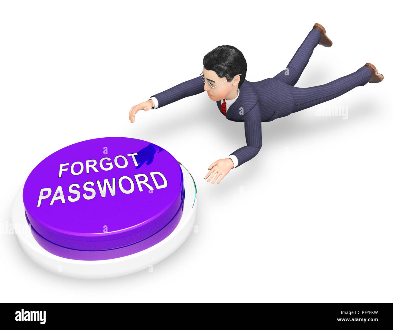 Forgot password Cut Out Stock Images & Pictures - Alamy