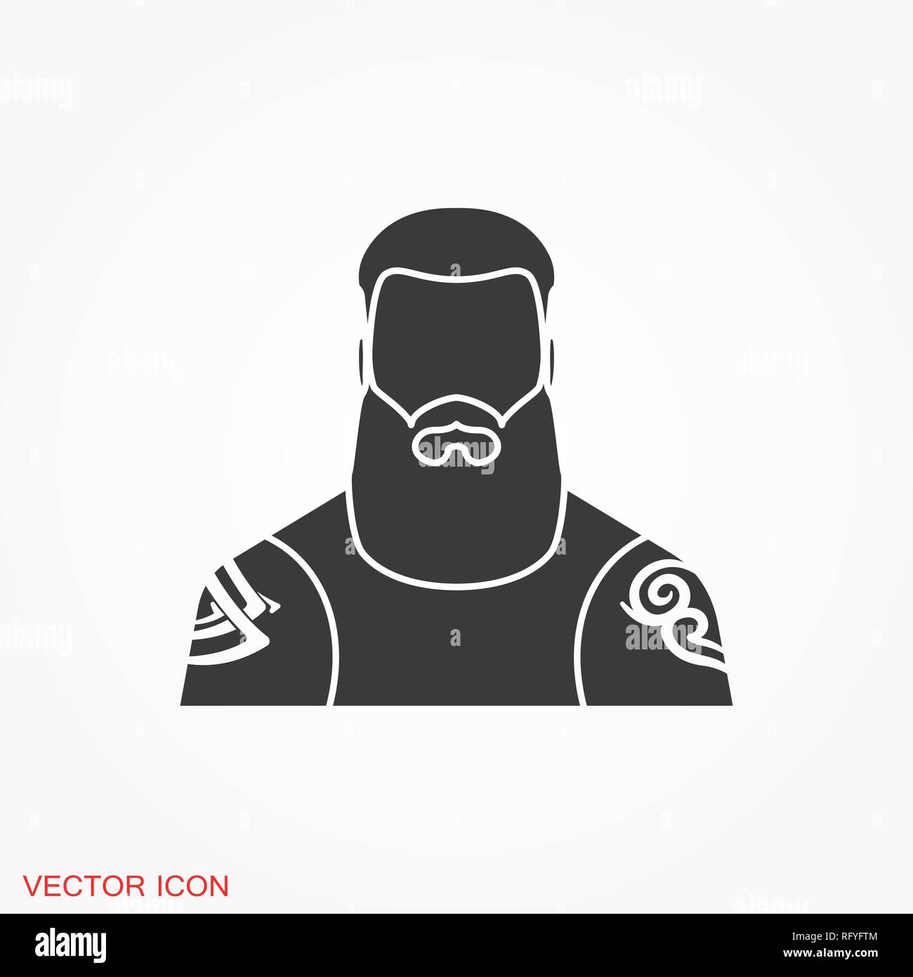 Body tattoo icon logo, vector sign symbol for design Stock Vector Image ...