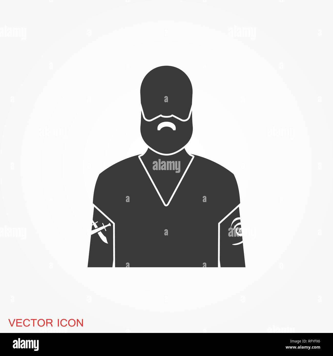 Body tattoo icon logo, vector sign symbol for design Stock Vector Image ...