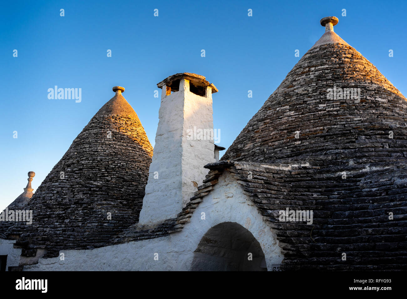 Trulli in Alberobello, Apulia / Puglia, Southern Italy; prehistoric ...