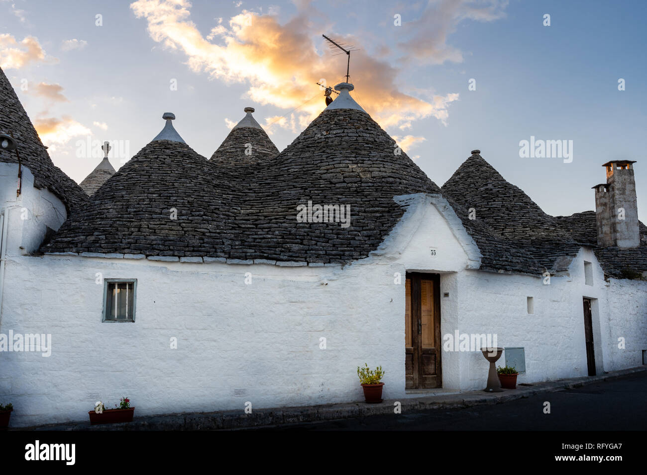 Trulli in Alberobello, Apulia / Puglia, Southern Italy; prehistoric ...