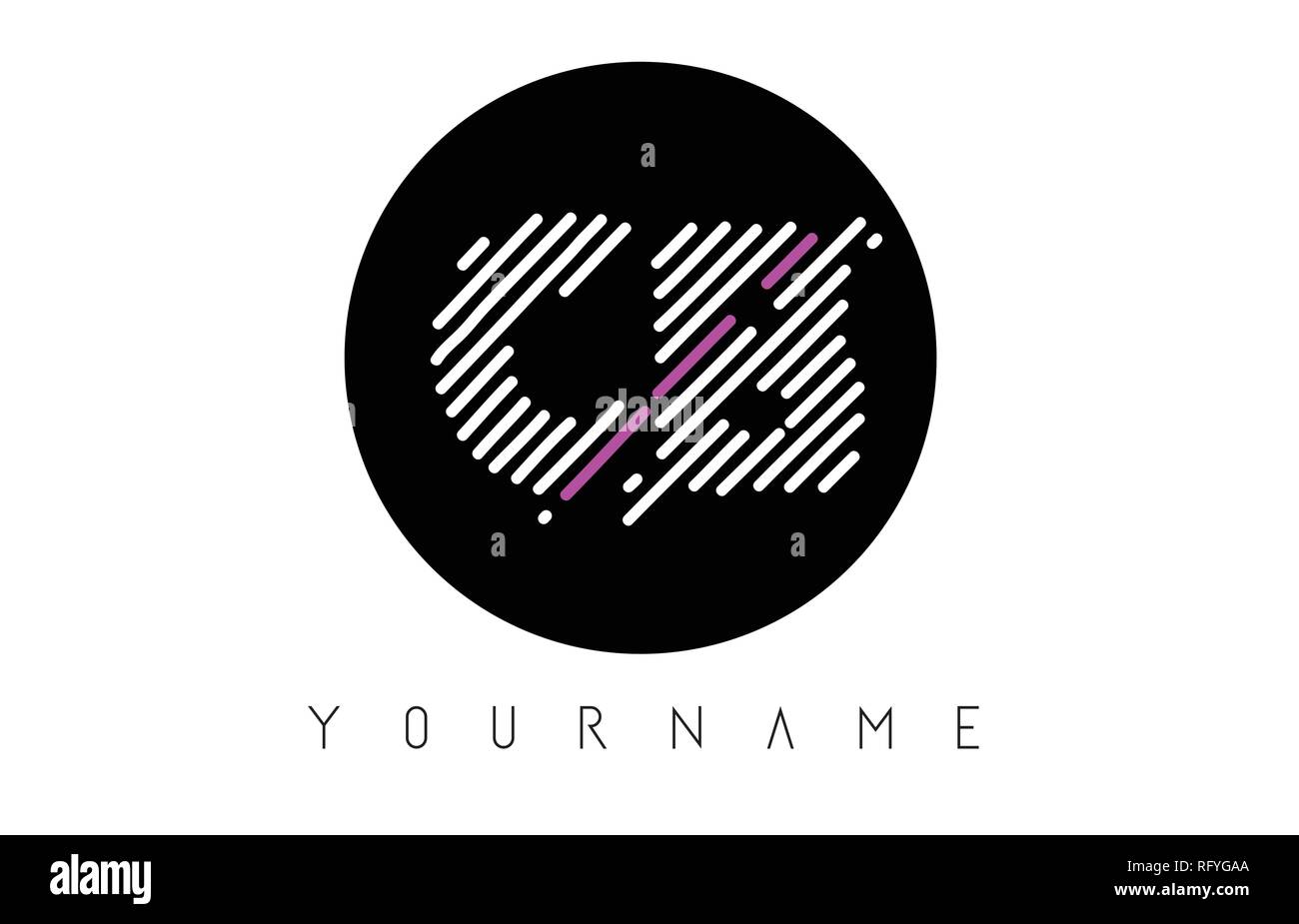 Cb letter logo Stock Vector Images - Alamy