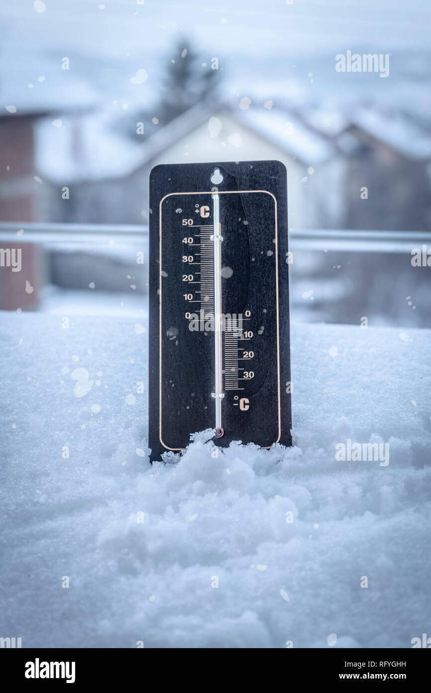 Snowfall measure tool hi-res stock photography and images - Alamy