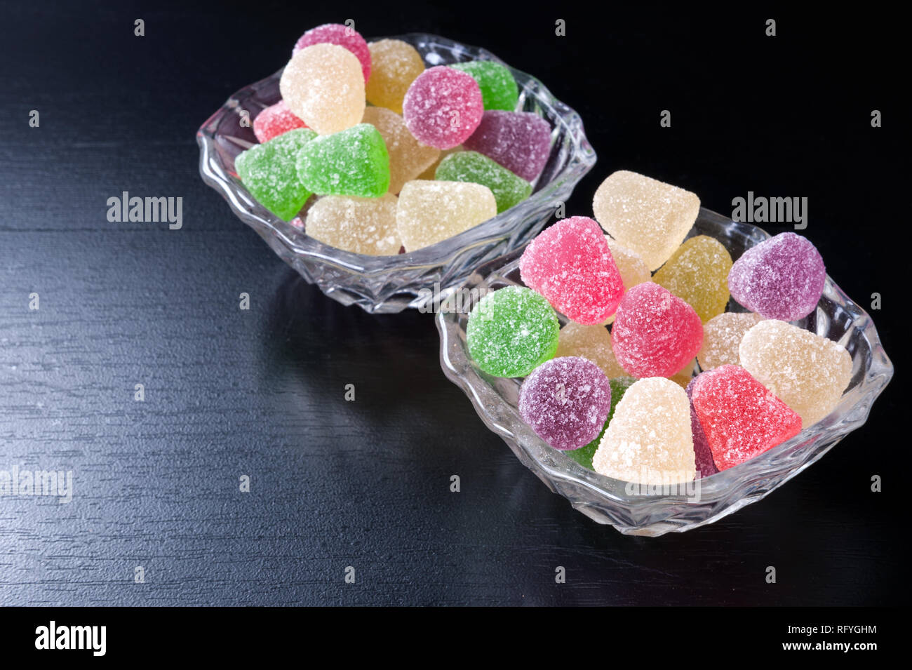 marmalade candy jelly isolated on white background Stock Photo - Alamy
